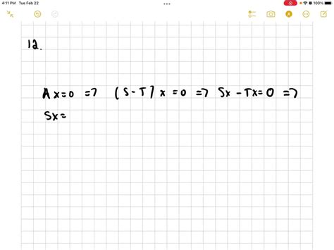 solved if a is singular then all splittings a s t must fail from a x