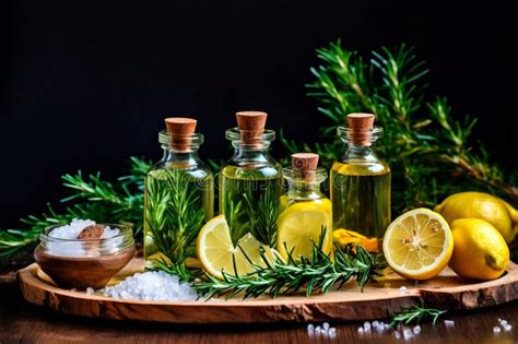 Essential Camomile Oil In Glass Bottle With Fresh Chamomile Flowers Stock Image Image Of