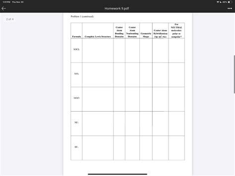 Solved Homework 9pdf Problem 1 Continued
