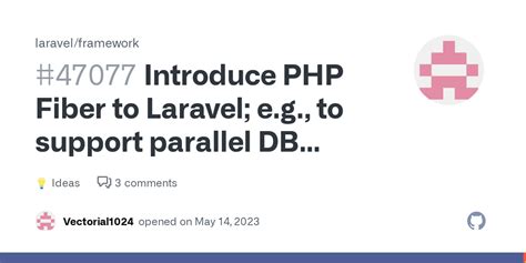introduce php fiber to laravel e g to support parallel db querying