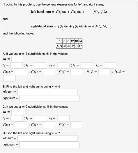 Solved Point In This Problem Use The General Chegg Com