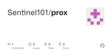 Github Sentinel101prox