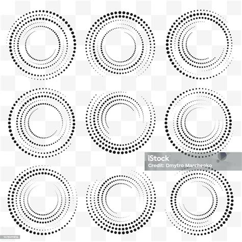 만화책 프레임 로고 포스터에 대한 디자인 요소의 집합 방사형 속도 라인 원 형태의 하프톤 도트입니다 벡터 일러스트레이션 0명에 대한 스톡 벡터 아트 및 기타 이미지 Istock