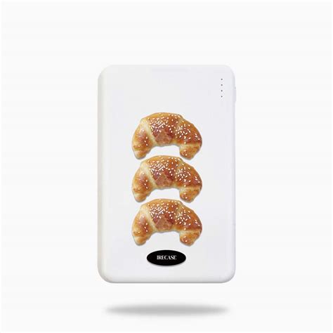 이레케이스앤굿즈 당일출고 크루아상 5000mah 보조배터리 슬림핏 8핀 젠더c타입 젠더 아이폰 갤럭시