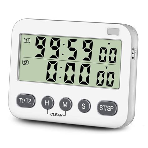 Dual Timer With Level Adjustable Alarm Volume Vicedeal