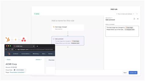 Hubspot Asana • Asana