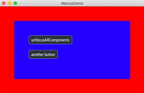 BUG Once A Component Is Focused Mac Global Menubar Wont Flash In Response To KeyShortcut