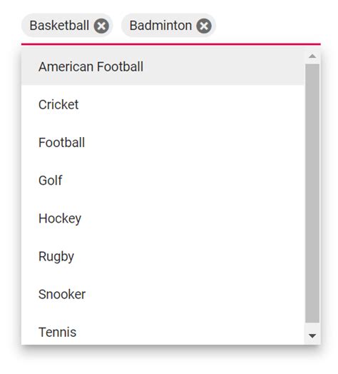 Style And Appearance In Blazor MultiSelect Dropdown Syncfusion
