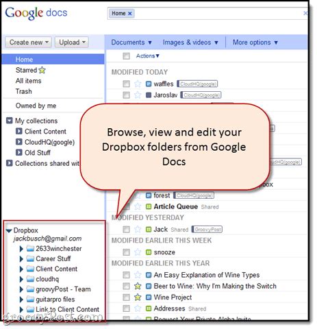 Cloudhq Review Synchronize Google Docs Dropbox Sugarsync And Basecamp