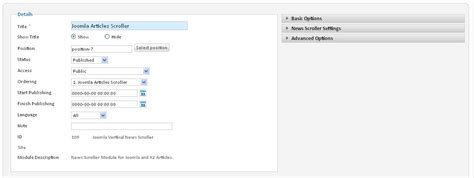 Joomla Vertical News Scroller Joomla Extensions Jminfotech