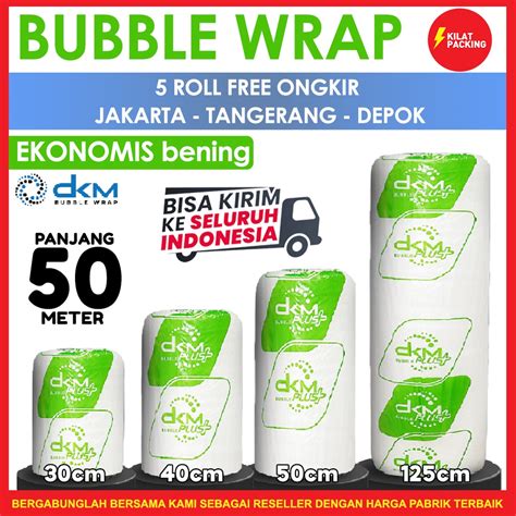 Jual Plastik Bubble Wrap Bening Hijau Bagus Bubble Wrap Murah Dkm 50
