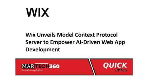 Wix Launches Model Context Protocol Server For Web Apps