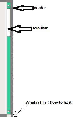 C QFrame Is Not Getting Drawn Under Vertical Scroll Bar Stack