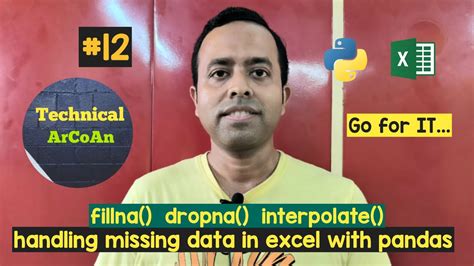 Handling Missing Data In Excel With Pandas Part 12 Fillna Dropna Interpolate Pandas