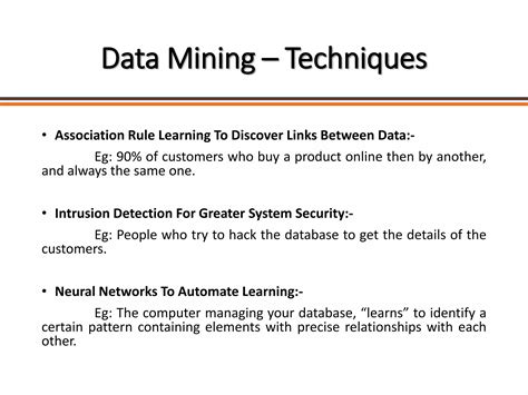 Data Mining In Marketing Pptx Databases Computer Software And