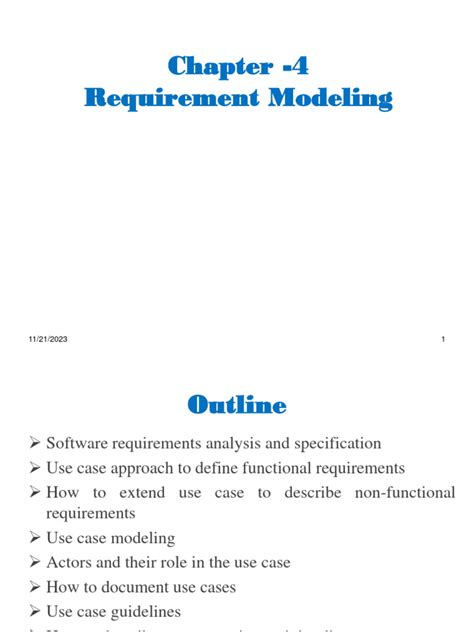 Lect 4 Requirement Modeling Use Case And Static Pdf