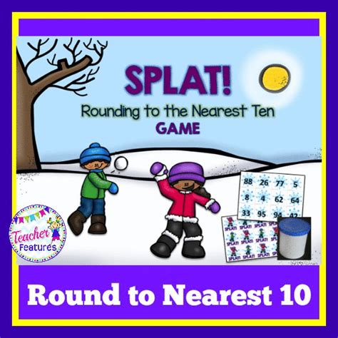 Rounding To The Nearest 10 Splat Game Teacher Features Elementary Math Classroom Elementary Math