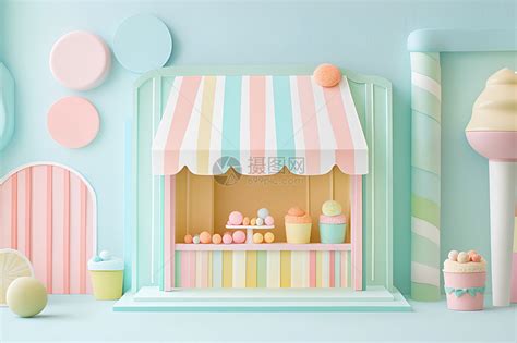 梦幻糖果屋插画图片下载 正版图片601845383 摄图网
