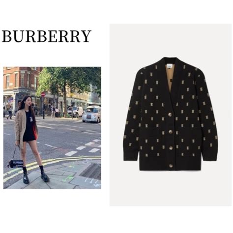 Burberry 버버리 팔레나 Tb 자카드 블랙 가디건 버버리tb가디건 에누리 가격비교