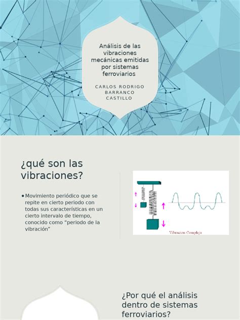 Análisis De Las Vibraciones Mecánicas Emitidas Por Sistemas Pdf