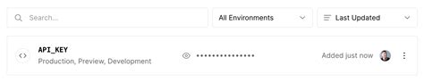 Managing Environment Variables