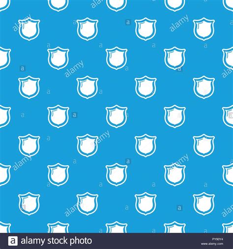 Museum Shield Pattern Vector Seamless Blue Stock Vector Image And Art Alamy