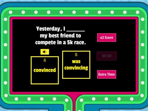 Past Continuous Or Simple Past Concurso De Preguntas