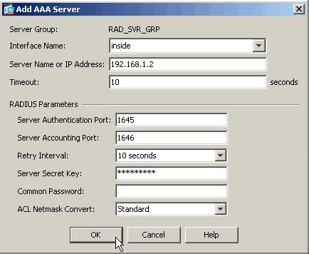ASA 8 0 Configure RADIUS Authentication For WebVPN Users Cisco