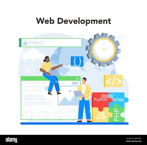 web development concept website optimization and web page interface