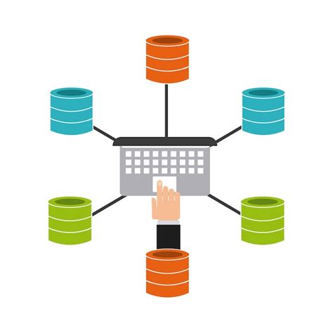 Premium Vector Data Storage Design