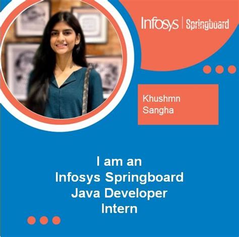 Internship Infosys Java Intern Spingboot Developer Backend
