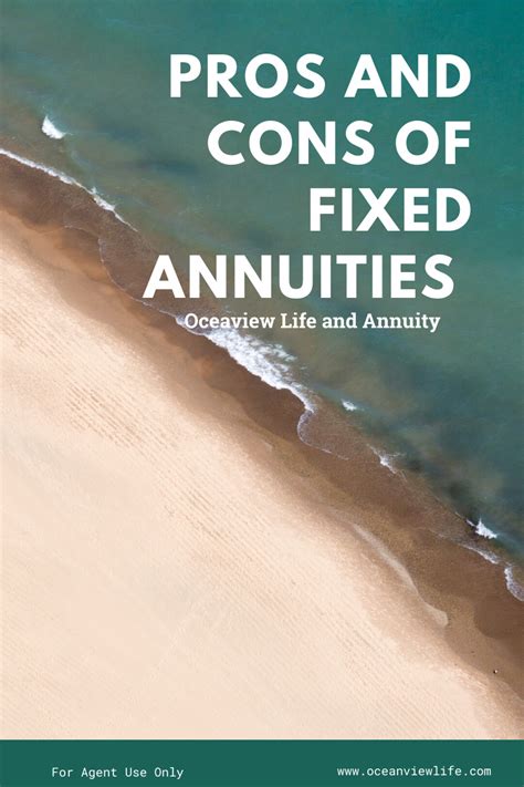 The Pros And Cons Of Fixed Annuities Oceanview®️