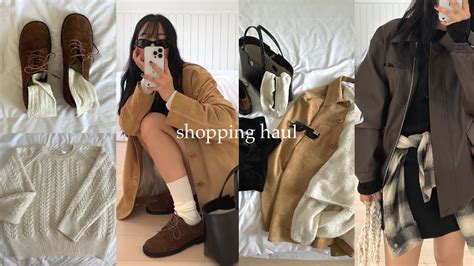 감성 가득 가을과 겨울사이 데일리룩 🧶 지금부터 겨울까지 뽕뽑을 찐템 아우터 니트 신발 가방 예쁜 거 가득한 패션하울 룩북