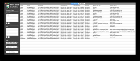 User Interface Of A MacOS Agent That Represents Collected Data And Download Scientific Diagram