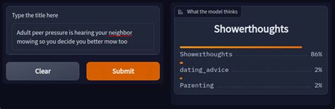 P Made An Nlp Model That Predicts Subreddit Based On The Title Of A Post Link In Comments