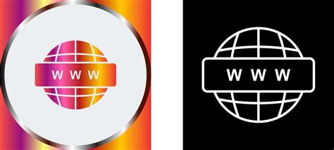 World Wide Web Icon Design 44367998 Vector Art At Vecteezy