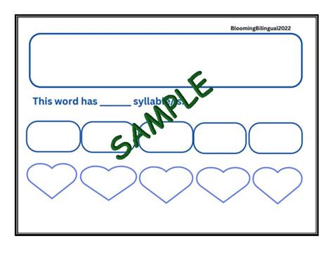 Syllable Segmentation Mat Science Of Reading By Blooming Bilingual