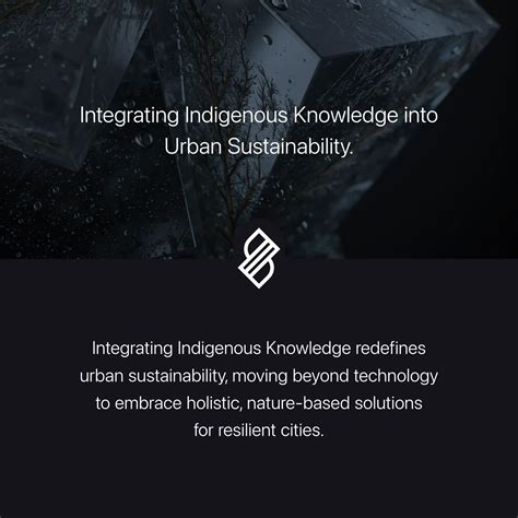 Integrating Indigenous Knowledge Into Urban Sustainability → Scenario