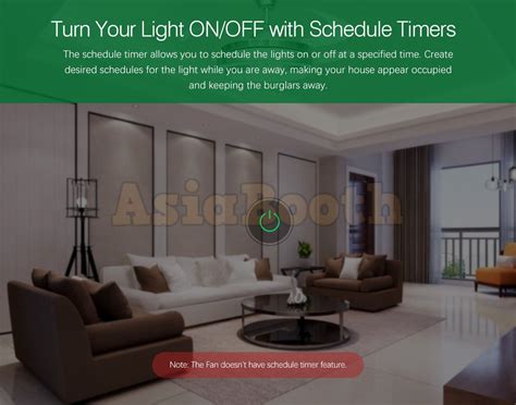 Sonoff IFan02 Wireless RF Ceiling Fan Smart Home System Asia Booth