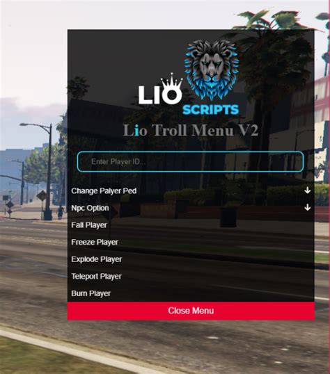 Lio Scripts · [qb] Lio Troll Menu