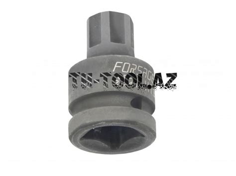 3/4" бита-насадка 6-гранная ударная 22мм (55ммL)Forsage_Forsage