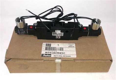 Parker B561ach45c 4 Way 3 Position Selenoid Valve Irontime Sales Inc