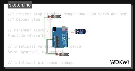 Deteksi Hujan Sahlan Alfurqan Wokwi Esp32 Stm32 Arduino Simulator