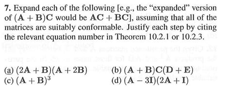 Solved Expand Each Of The Following E G The Expanded Chegg