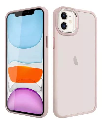 Capa para iPhone fosca translúcida rígida de corpo inteiro rosa para iPhone 11 6 1 MercadoLivre