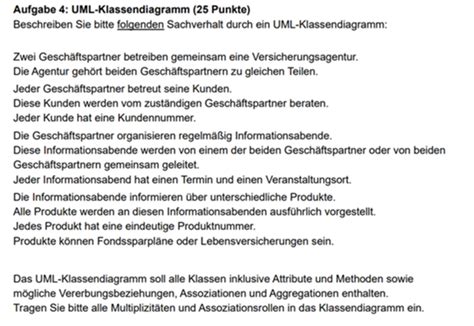 Uml Klassendiagramm Optimieren Informatik