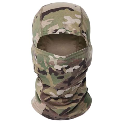 Балаклава тонкая Multicam. армейские кепки панамы камуфляжные головные ...