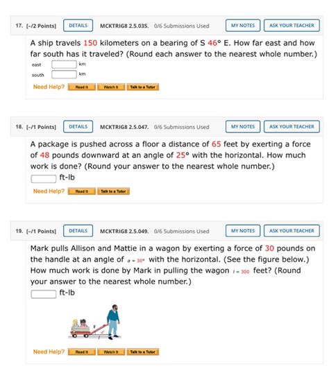Solved 17 2 Points Details Mcktrig8 2 5 035 0 6
