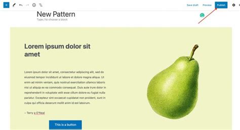 how to create and register block patterns in wordpress