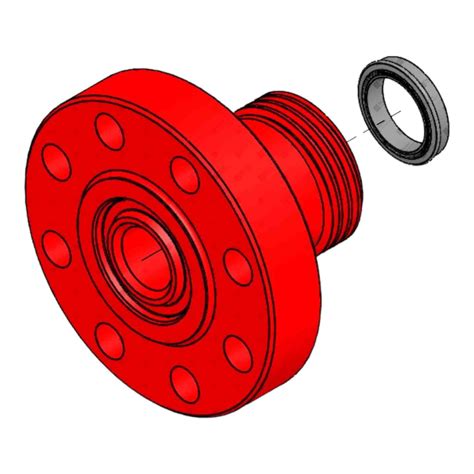 Flange Adapter 2 116 15m X 2 1502 F 15000 Psi Std Service Big